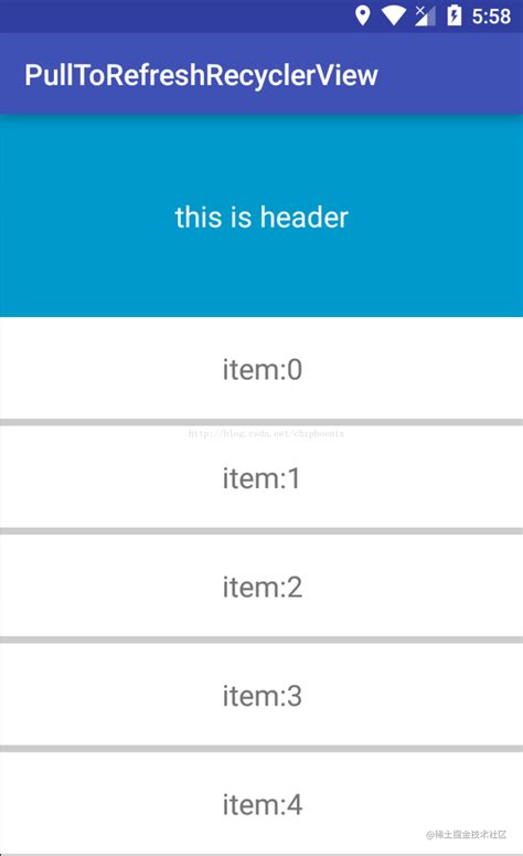 Realize A Recyclerview With Header And Footer Function Moment For