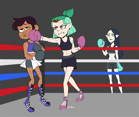 Luz Vs Amity Commission By Herosmacker On Deviantart Amity Draw