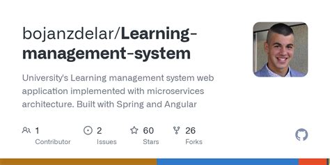 Github Bojanzdelar Learning Management System Universitys Learning Management System Web