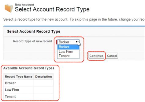 salesforce record type ~ salesforce