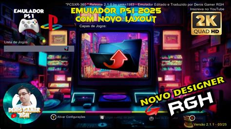 Emulador Ps1 2025 Com Novo Layout Pcsxr 360 Youtube