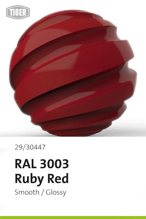 RAL Ruby Red Video Metal Facade Red Glossy