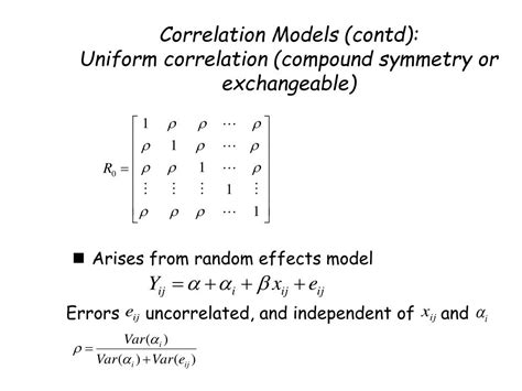 Ppt Chapter 5 Approaches To Repeated Measures Chapter 6 Marginal Gee