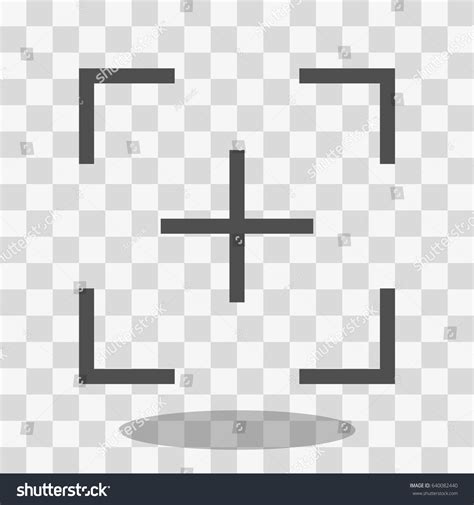 Cursor Focus Location Target Icon Icon Stock Vector Royalty Free 640082440 Shutterstock