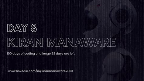 Day 8 Of 100dayscodingchallenge Youtube