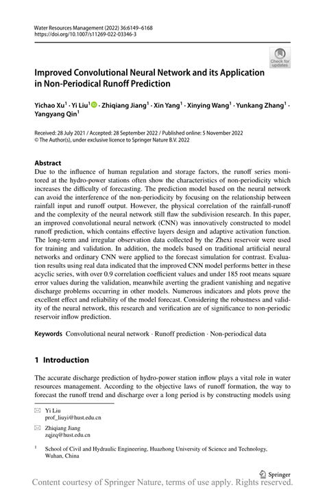 Improved Convolutional Neural Network And Its Application In Non