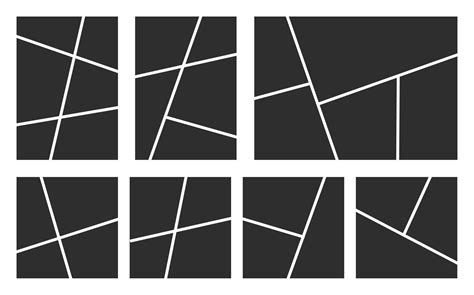 Photo Collage Template Ideas For Photo Frames Grid Layout For Comics