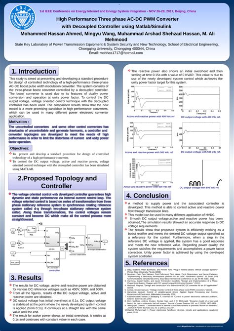 PDF High Performance Three Phase AC DC PWM Converter With Decoupled Controller Using Matlab