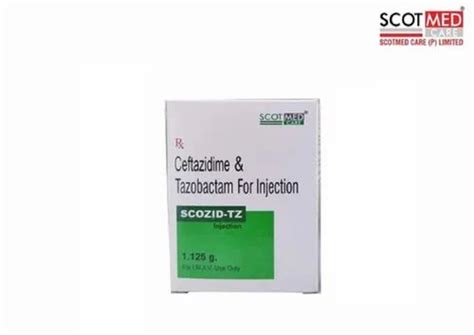 Ceftazidime Tazobactam Injection 1 125gm At ₹ 100 Vial In Yamuna Nagar Id 2851317925597
