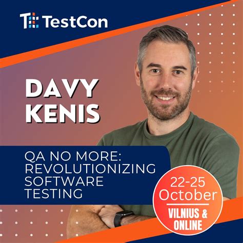 Testcon Europe Conference On Linkedin 🚀 Ready To Revolutionize Your Qa Approach Join Davy