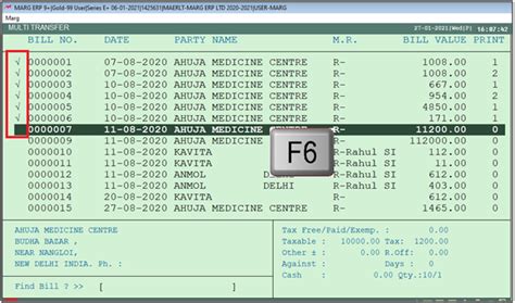How To Convert Multiple Sale Bill Into Stock Issue In Marg Software