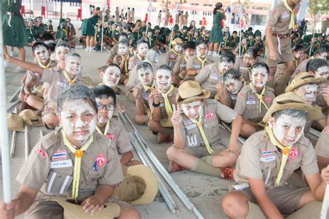 กิจกรรมลูกเสือ เนตรนารี ระดับชั้นประถมศึกษาปีที่ 6 งานประชาสัมพันธ์ ต ส บ