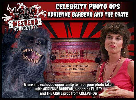 Photo Ops Creepshow Crate And Adrienne Barbeau V3 The Living Dead Weekend
