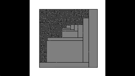 Recursive Division Maze Animation Youtube