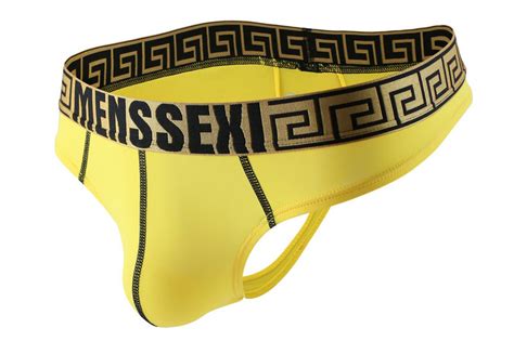 Мъжко дишащо безшевно бельо Jockstrap Секси двойно бельо Стринги и прашки Мъжки слипове Секси
