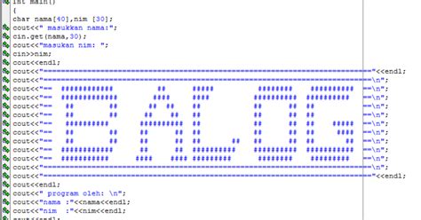 Contoh Program C Membuat Nama Dan Nim GAME NOW