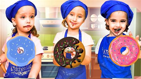 ماريا و كتاليا عملو دونات و ملك خربت كل شي بالاخر 😂 Youtube