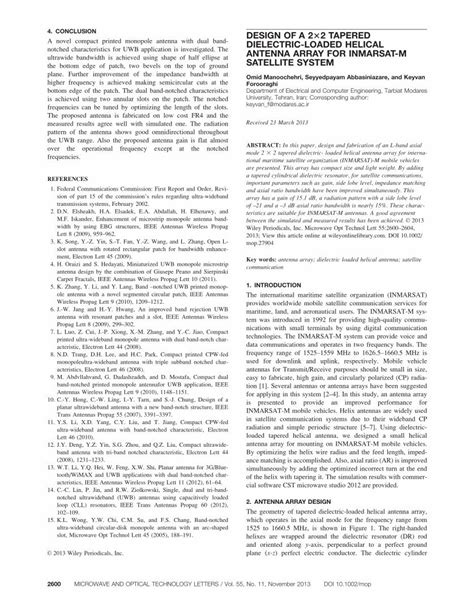 Pdf Design Of A 2×2 Tapered Dielectric Loaded Helical Antenna Array