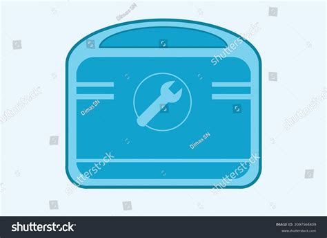 Tools Box Icon Concept Web Buttons Stock Vector Royalty Free