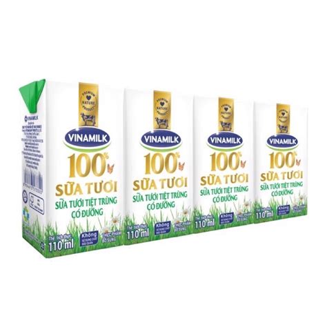 Lốc hộp sữa Vinamilk có đường ml lốc nhỏ Shopee Việt Nam