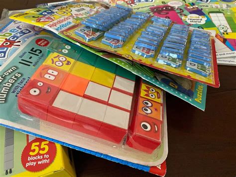 Cbeebies Numberblocks Maths Programme Books Toys 1 10 And Toys 11 15 Magazine 2098907049