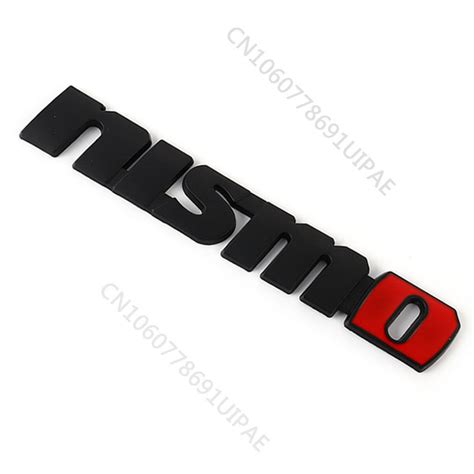 3d Car Sticker Badge Emblem Decal Front Hood Grille For Nissan Nismo