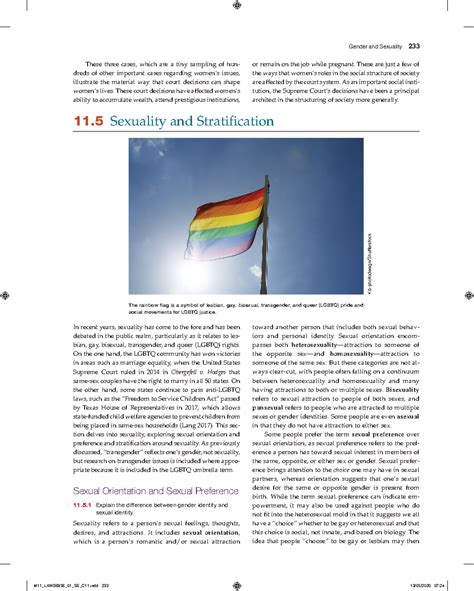 Gender And Sexuality 233 Sexuality And Stratification Insights Studocu