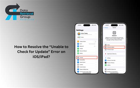 How To Fix The “unable To Check For Update” Error On Ios Ipad