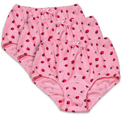 Candyland Girls Underwear 3 Pack Full Cut Soft Cotton Panties Little
