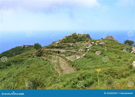 Views Around The Inactive Volcano Monte Epomeo At Ischia In Italy