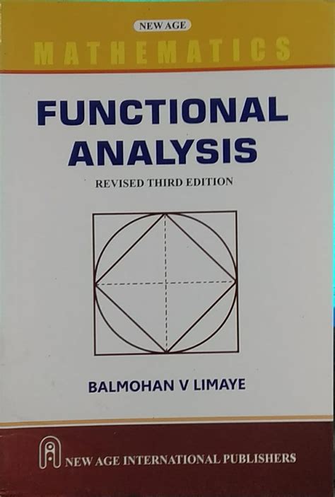 Urbanbae Mathematics Functional Analysis By Balmohan V Limaye 2023