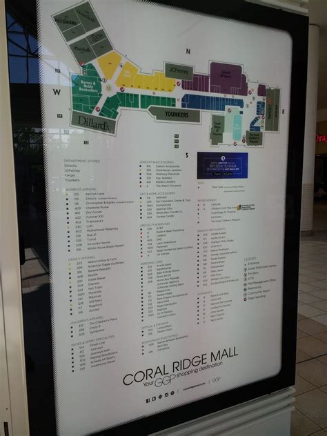 Map Of Coral Ridge Mall