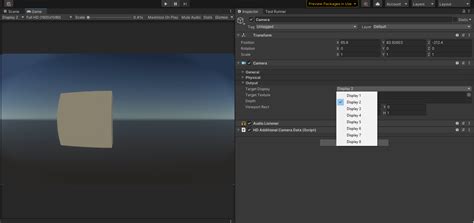 cameras with different output resolution · issue 382 · unity