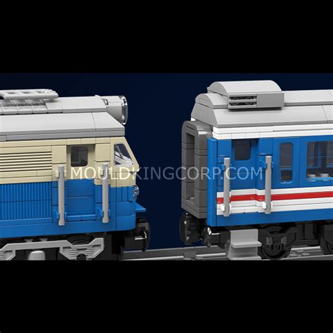 Mould King 12022 Df4b Rc Diesel Locomotive Building Set 1212 Pcs