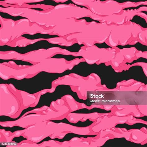 만화 풍선 껌 원활한 패턴 벡터 일러스트 거품 껌 인피니티 핑크 풍선 껌과 원활한 패턴 풍선껌에 대한 스톡 벡터 아트 및 기타 이미지 풍선껌 배경 주제 복고풍