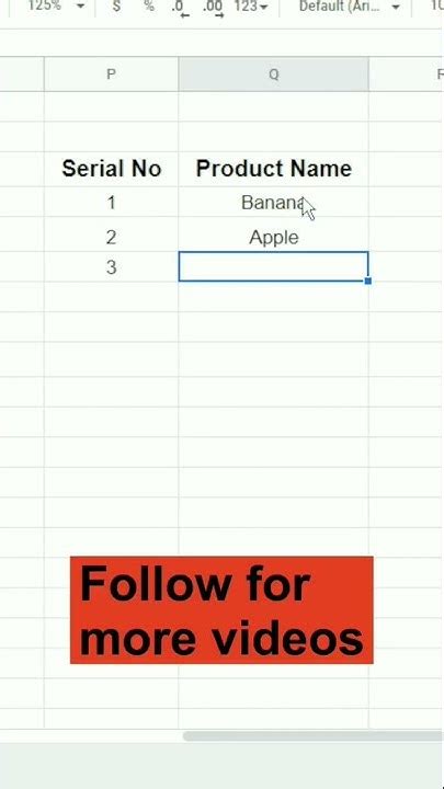 How To Automatically Number Rows In Microsoft Excel Youtube