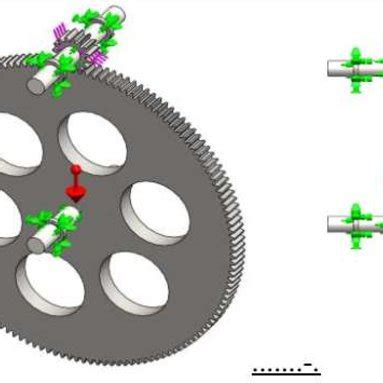 Model Of The Gear System Download Scientific Diagram