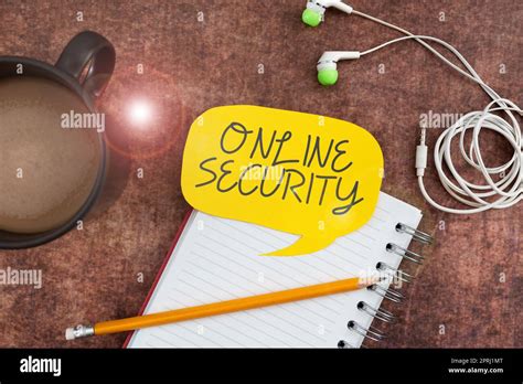 Text Sign Showing Online Securityrules To Protect Against Attacks Over The Internet Word
