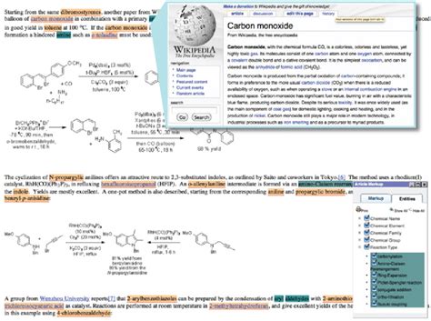 Example Output From The Chemspider Journal Of Chemistry Marked Up
