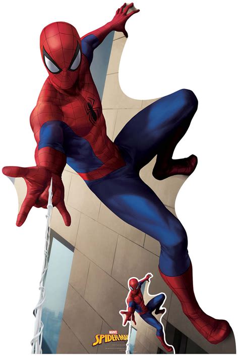 Spider Man Web Shooting Official Lifesize Marvel Cardboard Cutout