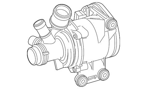 Genuine Oem Water Pump Assembly 256 200 14 00 Fits Select 2019 2025