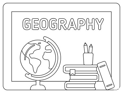 Geography Class Coloring Page Colouringpages