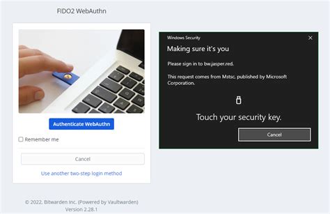 Fido2 Webauthn Frame No Longer Loads In Web Vault · Issue 2838 · Dani