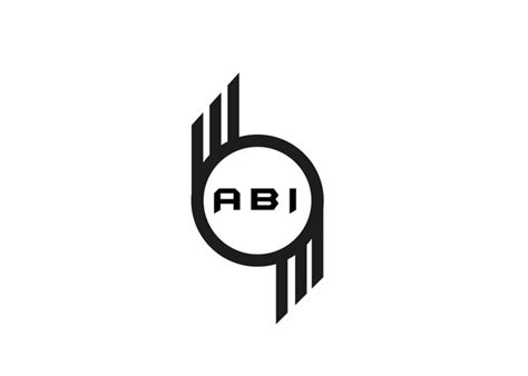 Premium Vector Abi Letter Logo Vector Design White Color Background