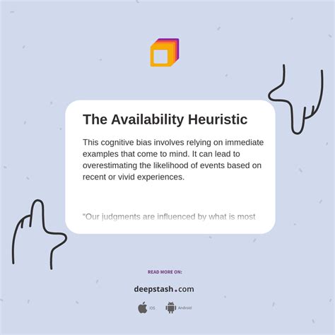 The Availability Heuristic Deepstash The Availability Heuristic Deepstash