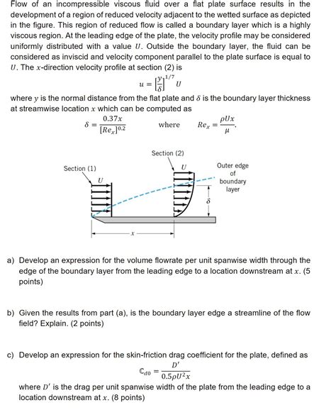 [solved] Flow Of An Incompressible Viscous Fluid O Solutioninn