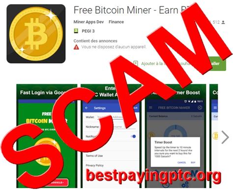 Free Bitcoin Maker Miner App Scam Best Paying PTC