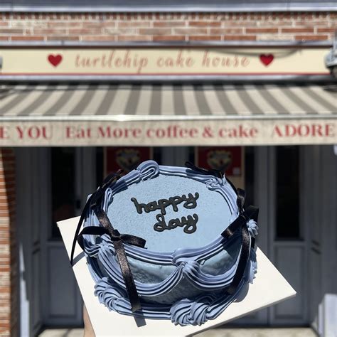 케이크 미니 리본 케이크