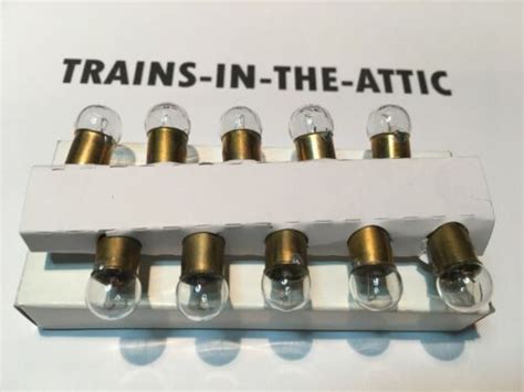 Lionel 53 300 Bulb 10 Ea Bulbs 14 Volt Bayonet Used In Many Lionel