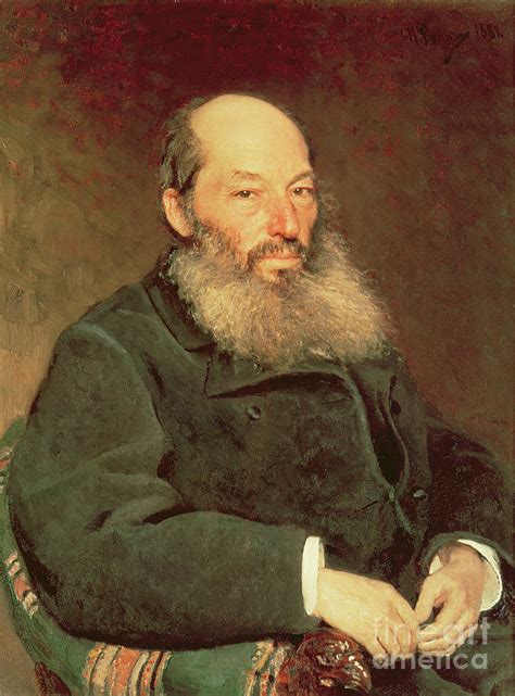 Portrait Of Afanasy Fet Painting By Ilya Efimovich Repin Fine Art America